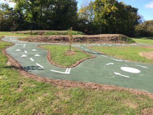 Scooter Tracks - Playground Installation - Safety Surfacing